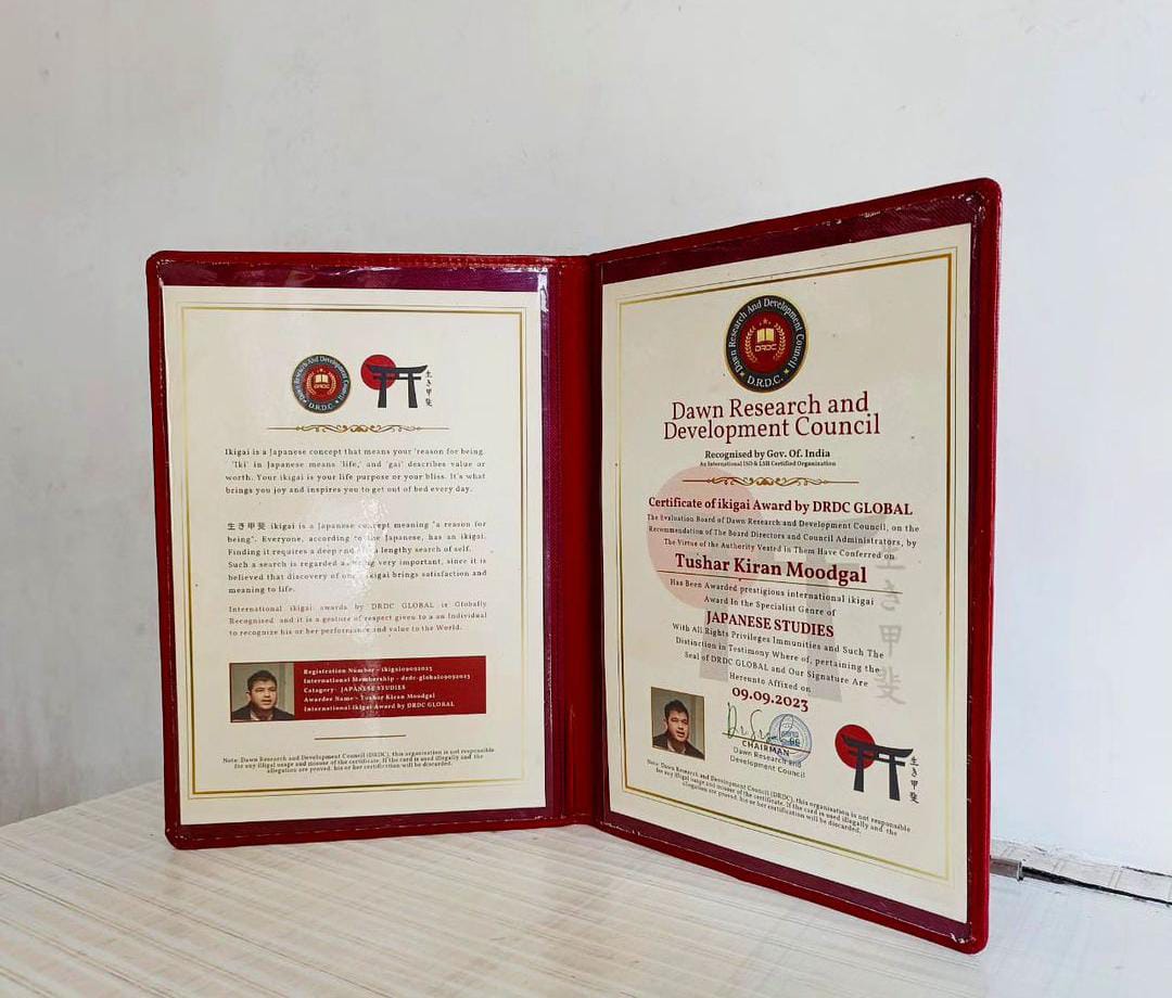 5 Ikigai Award by DRDC GLOBAL | Dawn Research and Development Council